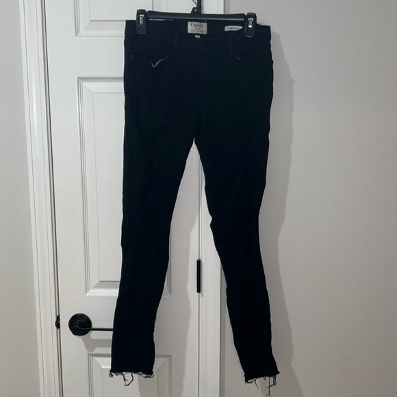 Frame Denim | Jeans | Frame Denim Black Jeans | Poshmark